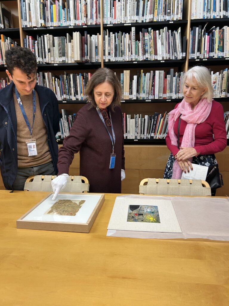 Pierce Brosnan i Helen Mirren visiten la Fundació Miró Mallorca ...